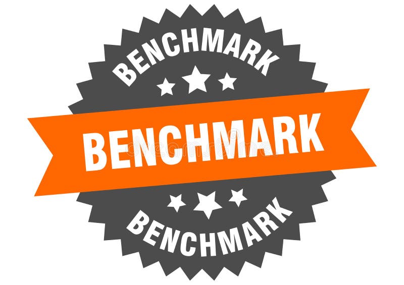 Benchmark Sign. Benchmark Circular Band Label. Benchmark Sticker Stock ...