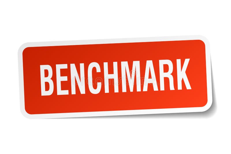 Benchmark sticker stock vector. Illustration of background - 120413021