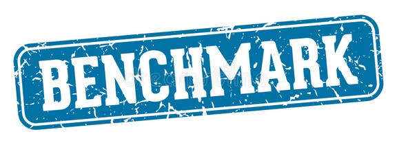 Benchmark Rectangular Sign. Benchmark Stamp Stock Vector - Illustration ...