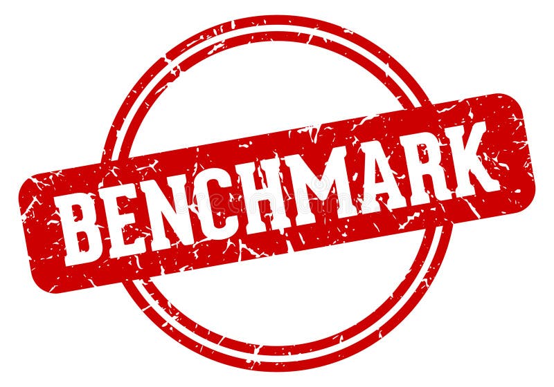 Benchmark stamp stock vector. Illustration of stamp - 347663179
