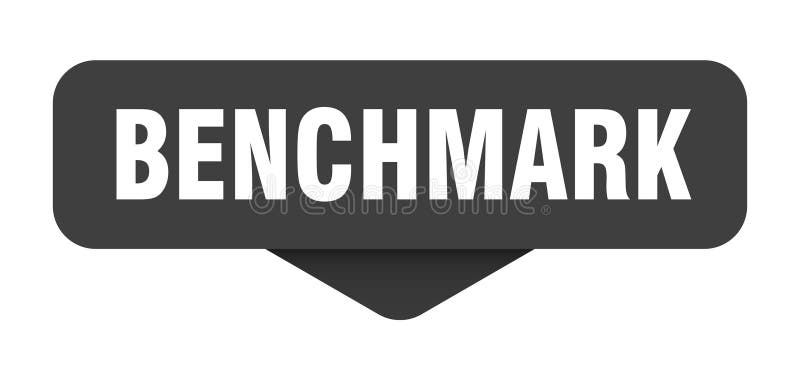 Benchmark Sticker. Benchmark Sign on Transparent Background Stock ...