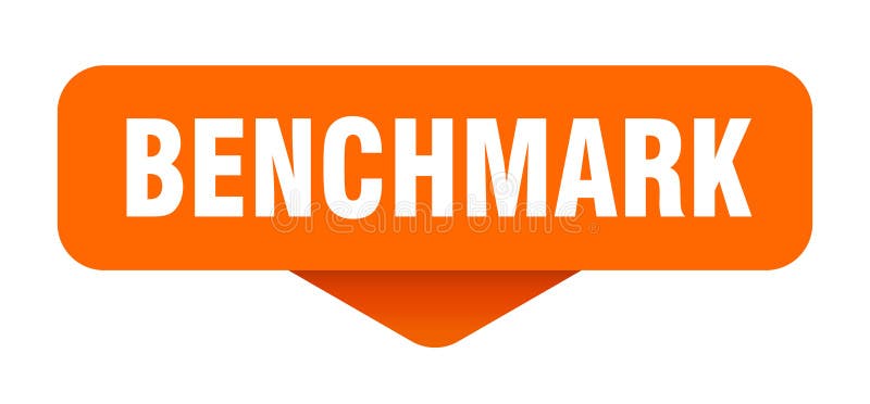 Benchmark Sticker. Benchmark Sign on Transparent Background Stock ...