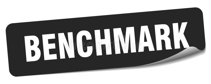 Benchmark Sticker. Benchmark Label Stock Vector - Illustration of label ...