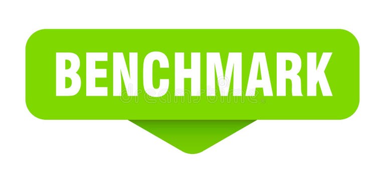 Benchmark Sticker. Benchmark Sign on Transparent Background Stock ...