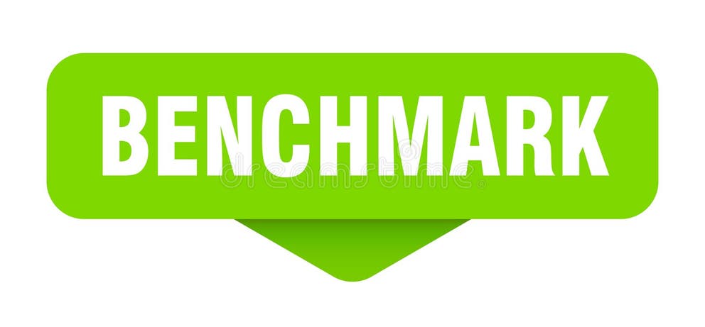 Benchmark Sticker. Benchmark Sign on Transparent Background Stock ...