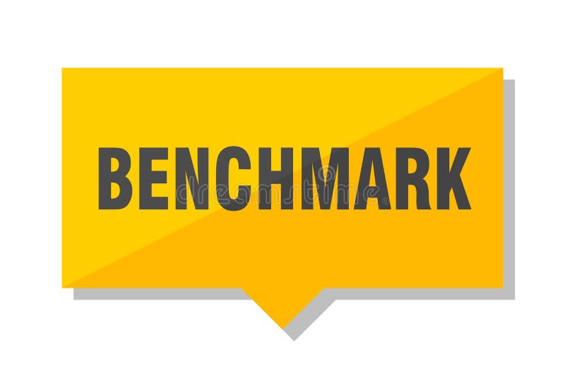 Benchmark price tag stock vector. Illustration of price - 118935019
