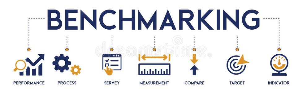Benchmarking Banner Web Icon Illustration Concept for the Idea of ...
