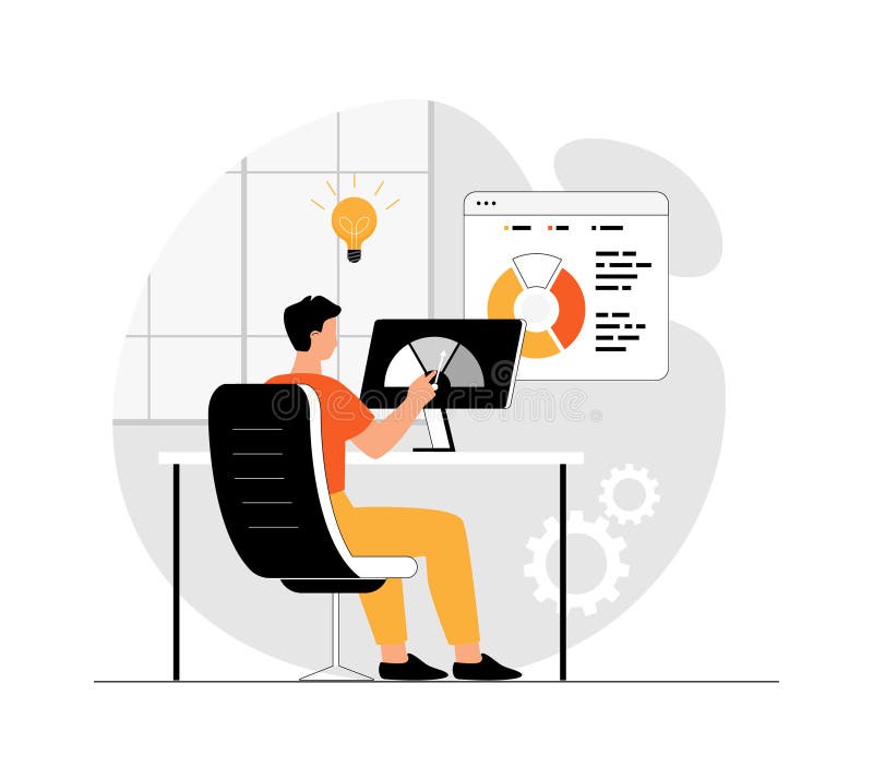 Benchmarking Concept. Benchmark Business Development Stock Vector ...