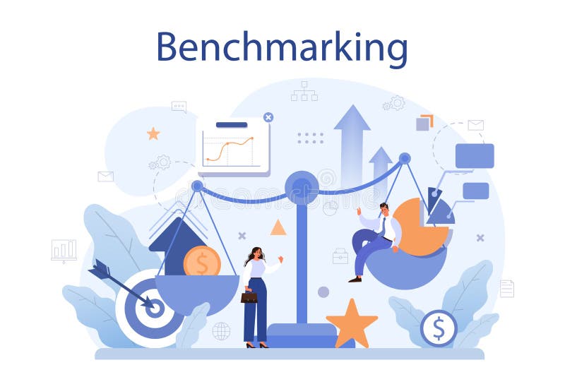 Benchmarking Concept Illustration Stock Vector - Illustration of ...