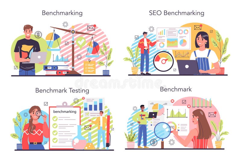 Benchmarking Concept Illustration Stock Vector - Illustration of ...