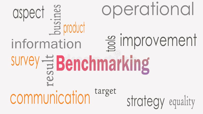Benchmarking Concept Word Cloud Background. Stock Footage - Video of ...