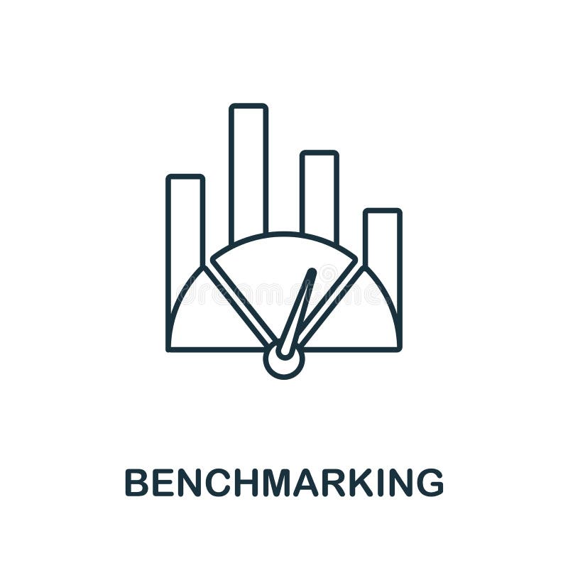 Benchmarking Icon. Line Element from Digital Transformation Collection ...