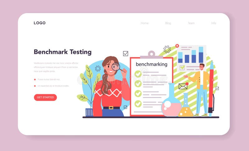 Business Benchmarking Banner Stock Illustrations – 178 Business ...