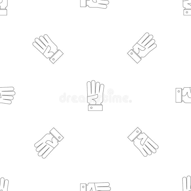 Bend Finger Pattern Seamless Vector Stock Vector - Illustration of ...