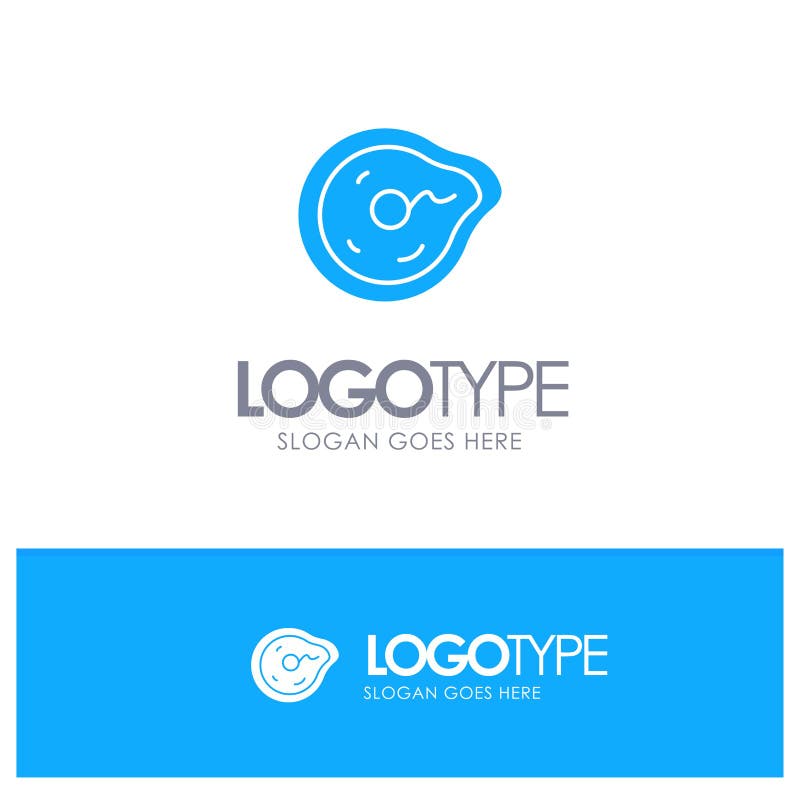 Bend, Future, Motion, Paradox, Physics Blue Solid Logo with Place for ...