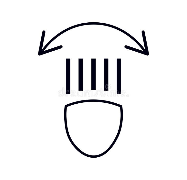 Bend lighting symbol. stock vector. Illustration of product - 322655157