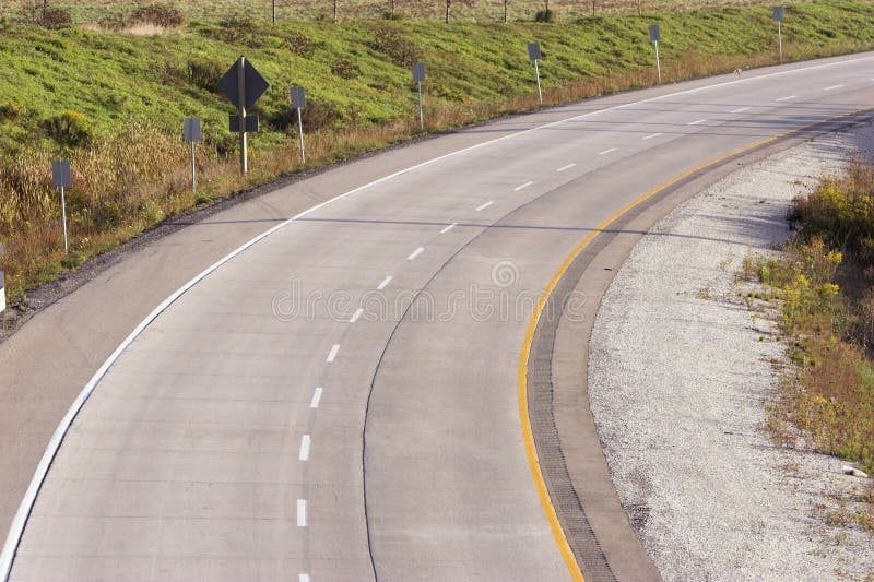 Stay in Lane stock photo. Image of line, concrete, freeway - 4299904