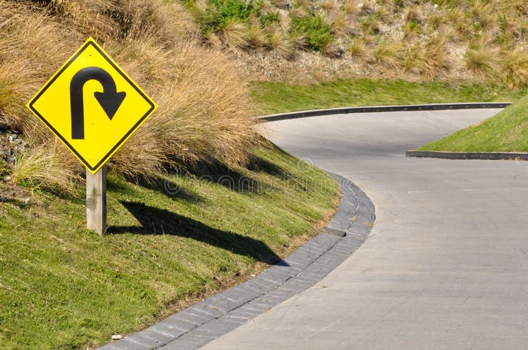 Bend traffic sign stock photo. Image of symbol, safety - 24153484