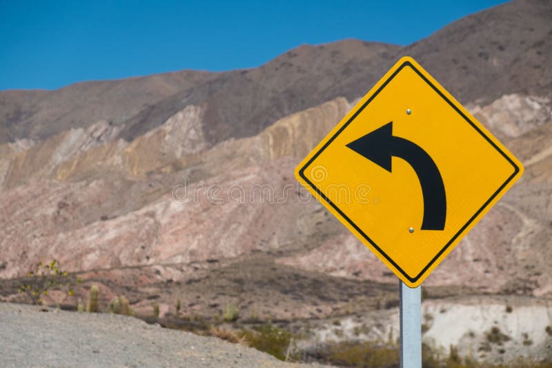 Bend traffic sign stock photo. Image of symbol, safety - 24153484