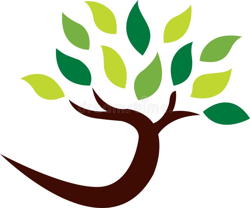 Tree logo stock vector. Illustration of logotype, symbol - 21672254