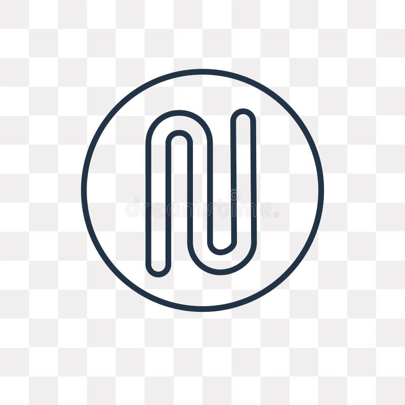 Bend Vector Icon Isolated On Transparent Background, Bend Trans Stock ...