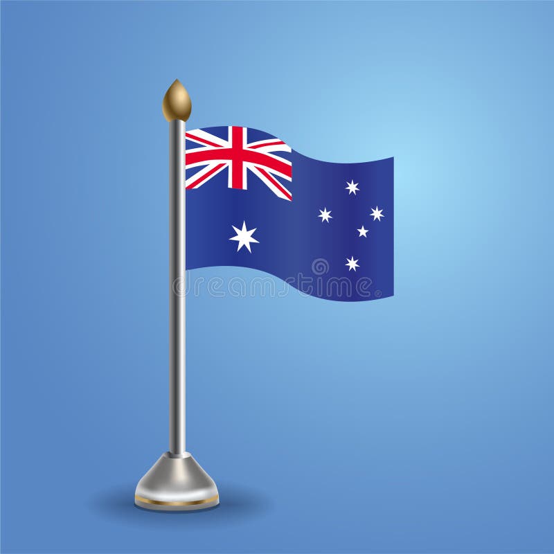 Flag of Australia. National Symbol, Vector Illustration Editorial ...