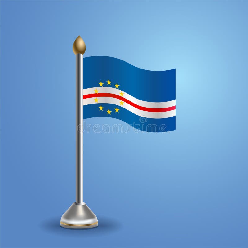 Flag of Cape Verde. National Symbol, Vector Illustration Stock ...