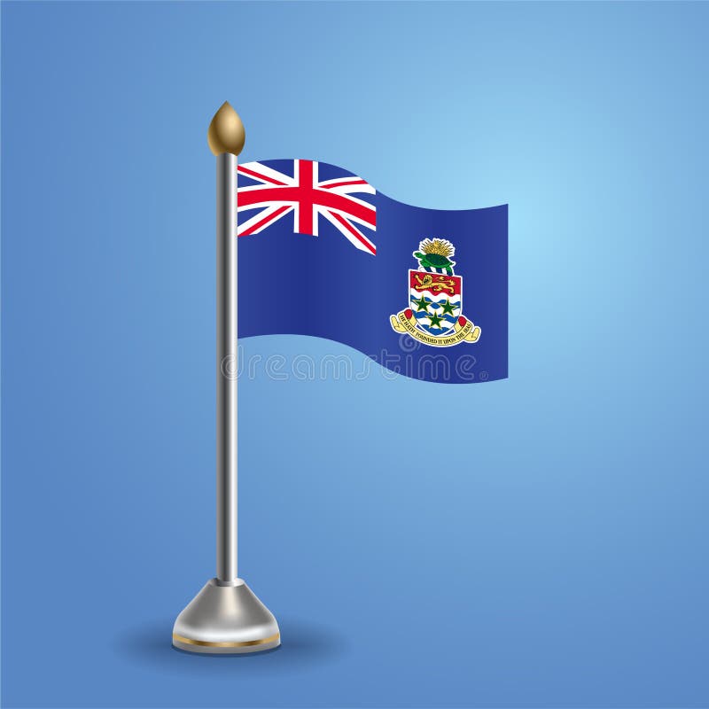 Flag of Cayman Islands. National Symbol, Vector Illustration Stock ...