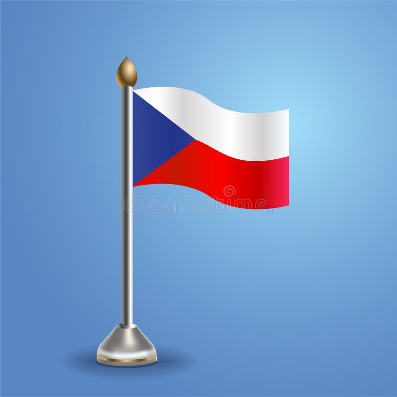 Flag of Czech Republic. National Symbol, Vector Illustration Stock ...