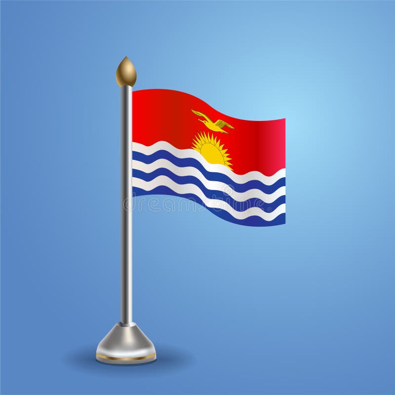 Flag of Kiribati. National Symbol, Vector Illustration Stock Vector ...