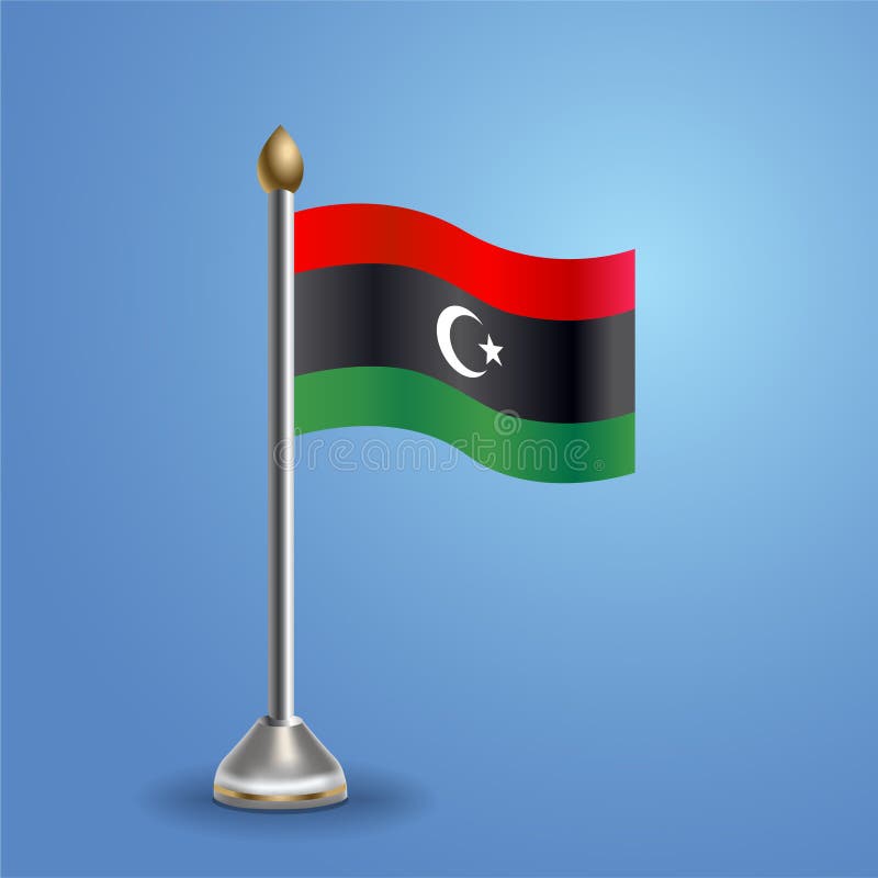 Flag of Kingdom Libya. National Symbol, Vector Illustration Stock ...