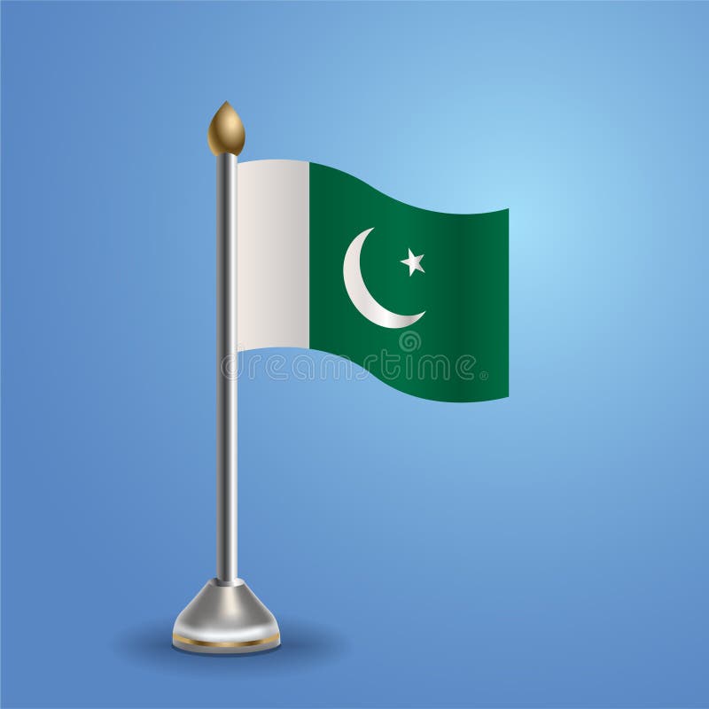 Flag of Pakistan. National Symbol, Vector Illustration Stock Vector ...