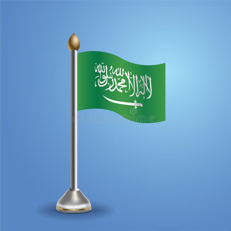 Flag of Saudi Arabia. National Symbol, Vector Illustration Stock Vector ...