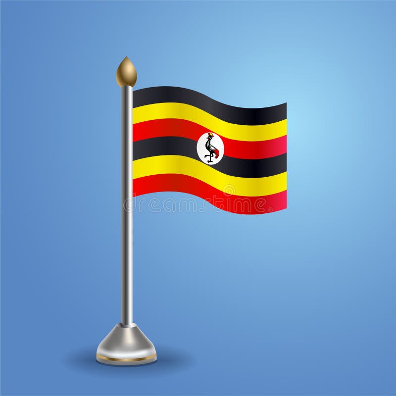 Flag of Uganda. National Symbol, Vector Illustration Stock Vector ...