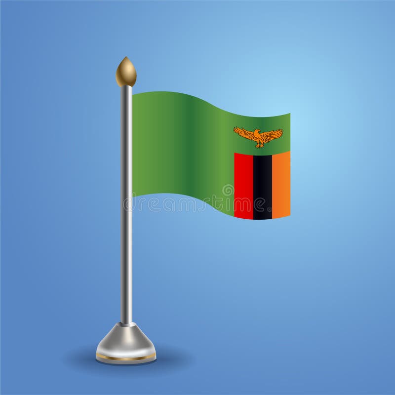 Flag of Zambia. National Symbol, Vector Illustration Stock Vector ...