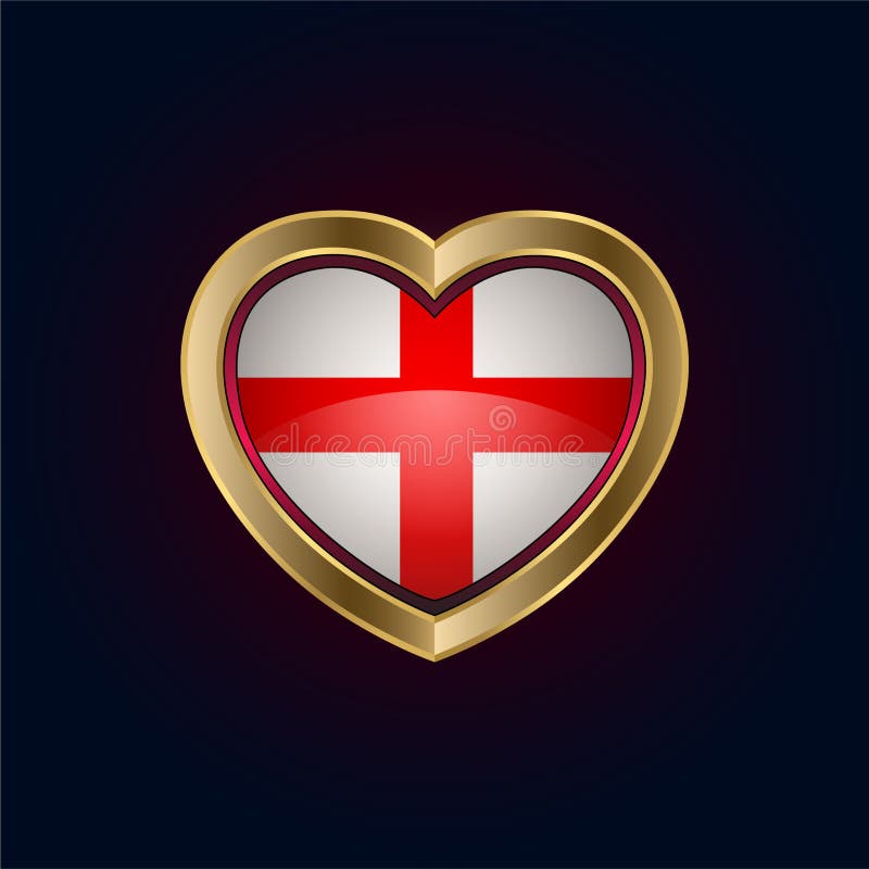 Flag of England. National Symbol, Vector Illustration Stock Vector ...