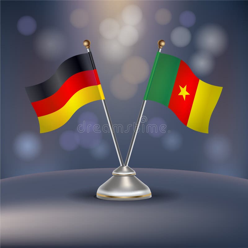 Germany and Cameroon Flag Relation Stock Vector - Illustration of ...