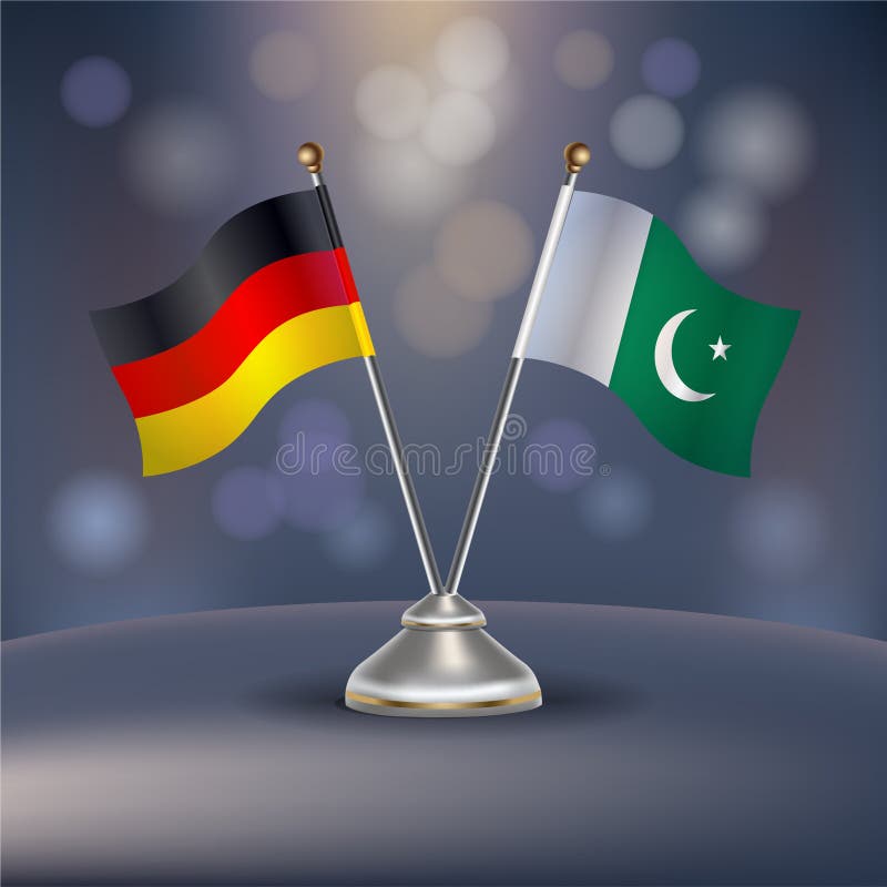 Germany and Pakistan Flag Relation Stock Vector - Illustration of ...