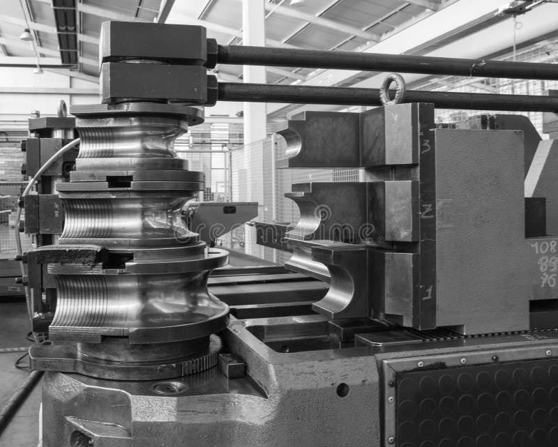 Bending machine stock photo. Image of workshop, tube - 50185108
