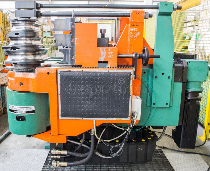 Bending machine editorial stock image. Image of material - 50767019