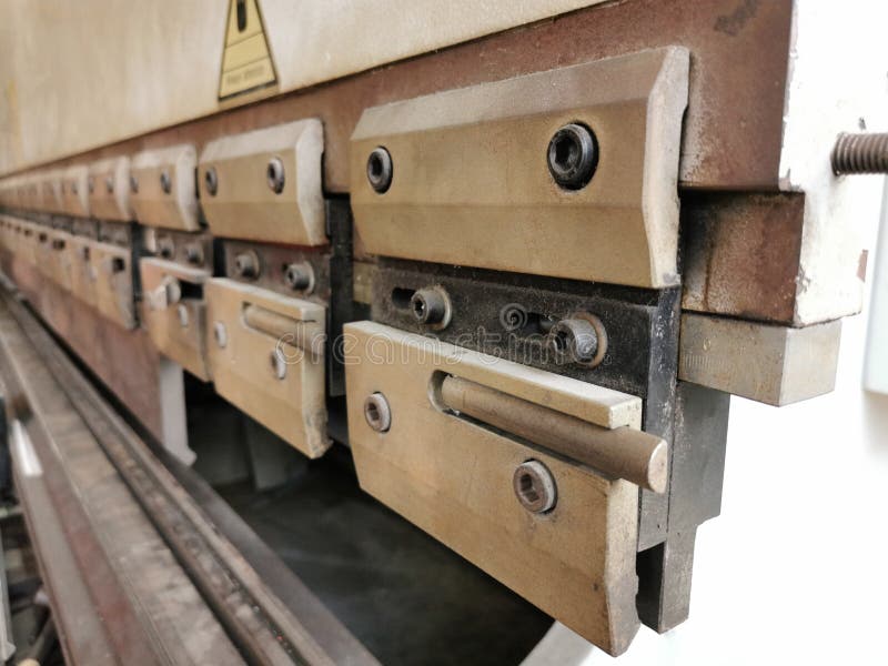 Bending Machine Knife Holder. Stock Photo - Image of machine, holder ...
