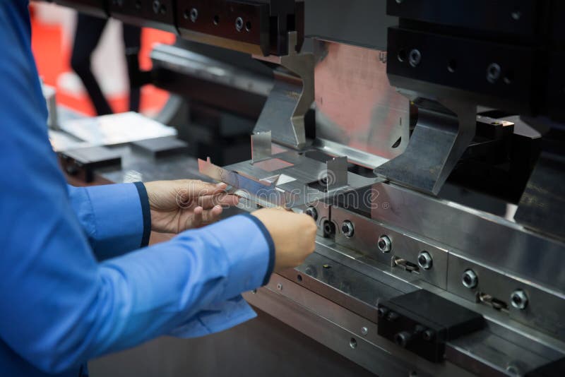 Bending machine stock image. Image of operation, industry - 82862085