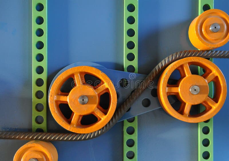 Bending Machine for Reinforcement Steel Stock Image - Image of machine ...