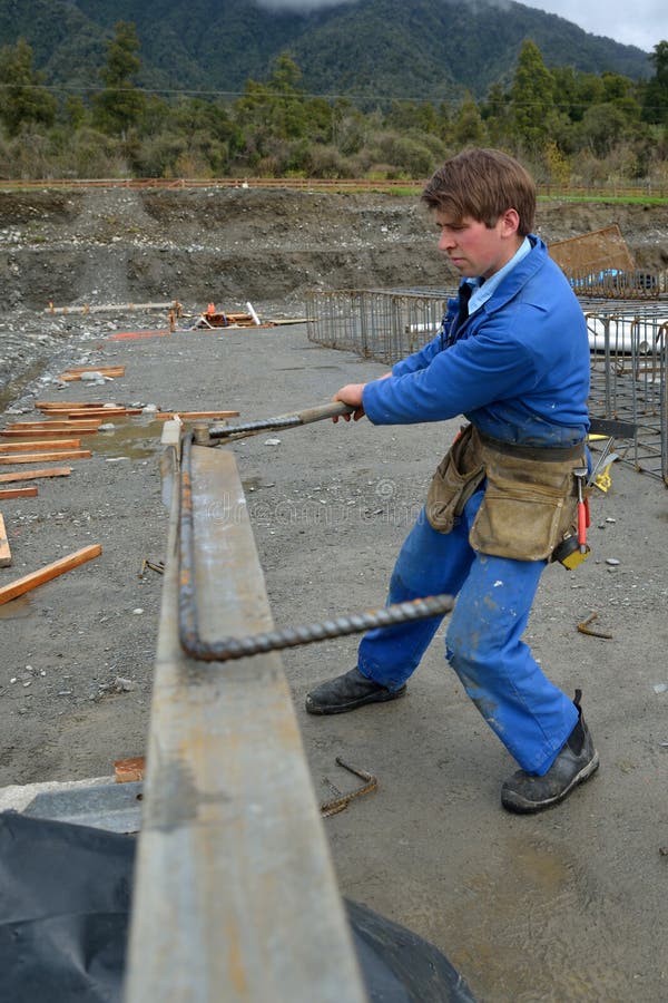 Bending rods stock photo. Image of outdoors, labor, reinforcing - 40272806