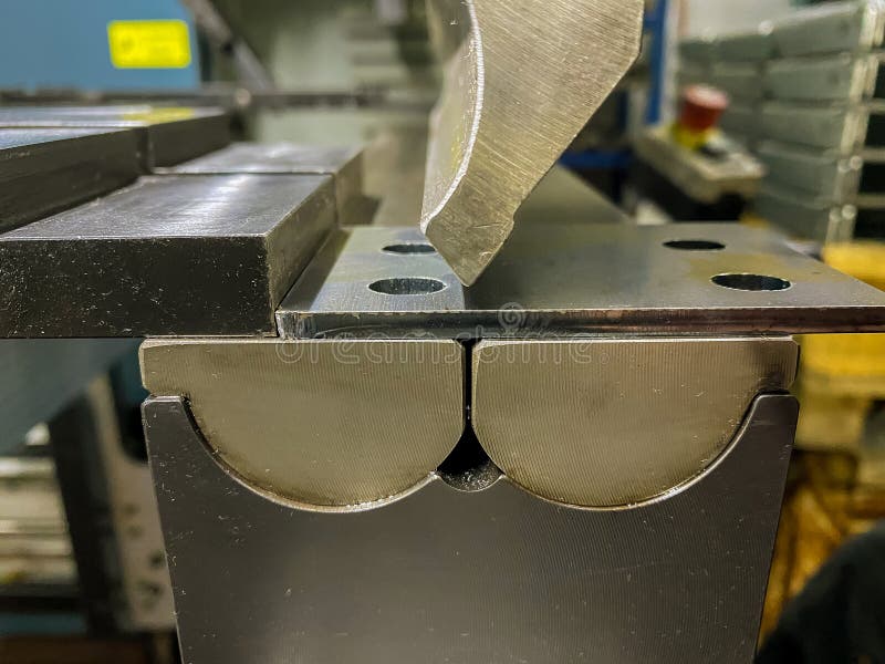 Bending of Sheet Metal Parts Using a Sheet Metal Bending Machine Stock ...