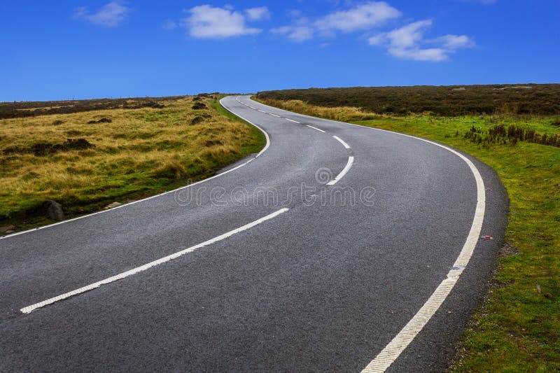 Bendy road stock image. Image of england, imbalance, horizontal - 35337119