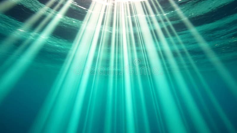 Underwater Light Rays: a Captivating Scene Beneath the Surface of the ...