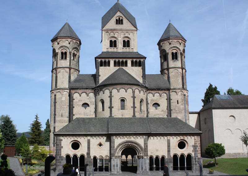 Benedictine Monastery in Maria Laach. Germany Editorial Stock Photo ...
