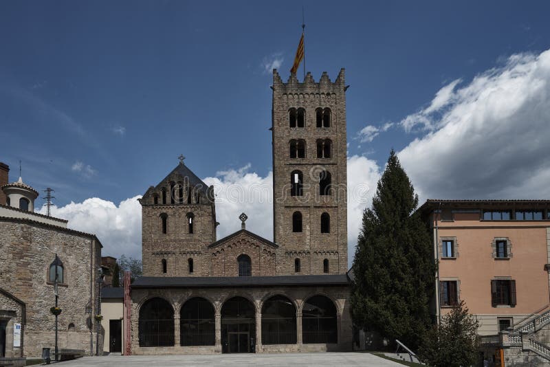 Benedictine Monastery Ripoll Stock Image - Image of benedictine, maria ...