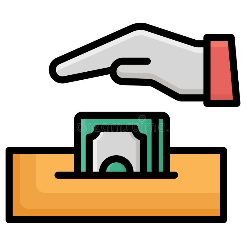 Benefaction, Contribution Vector Icon Which Can Easily Modify Stock ...